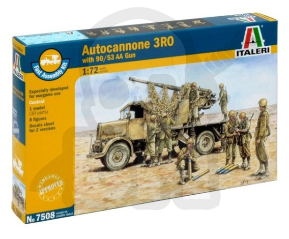 Battle-Models > 1:72 Autocannone RO3 with 90/53 AA Gun with crew